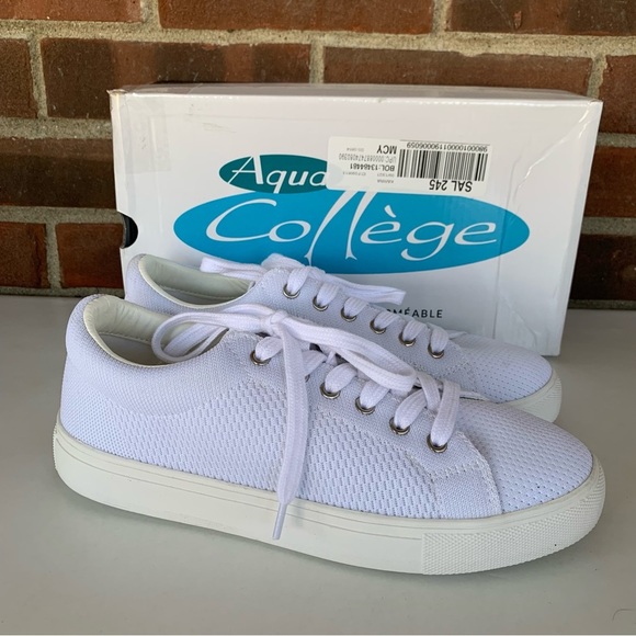 Aqua | Shoes | Aqua College Womens Karina Lace Up White Waterproof ...